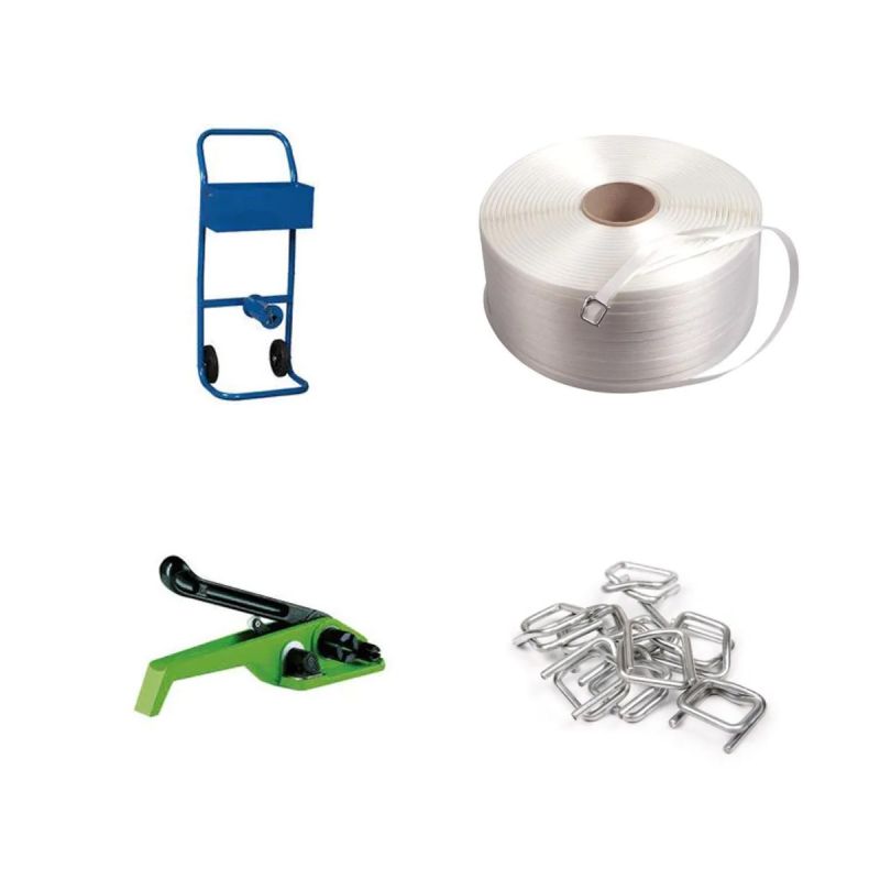 Polyester Band 19 mm Starterspakket incl. Gespen, Spanner & Verrijdbare ...