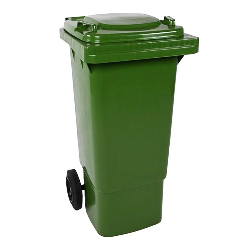 Groene afvalcontainer 80 liter kopen? - Voor DIN-opname